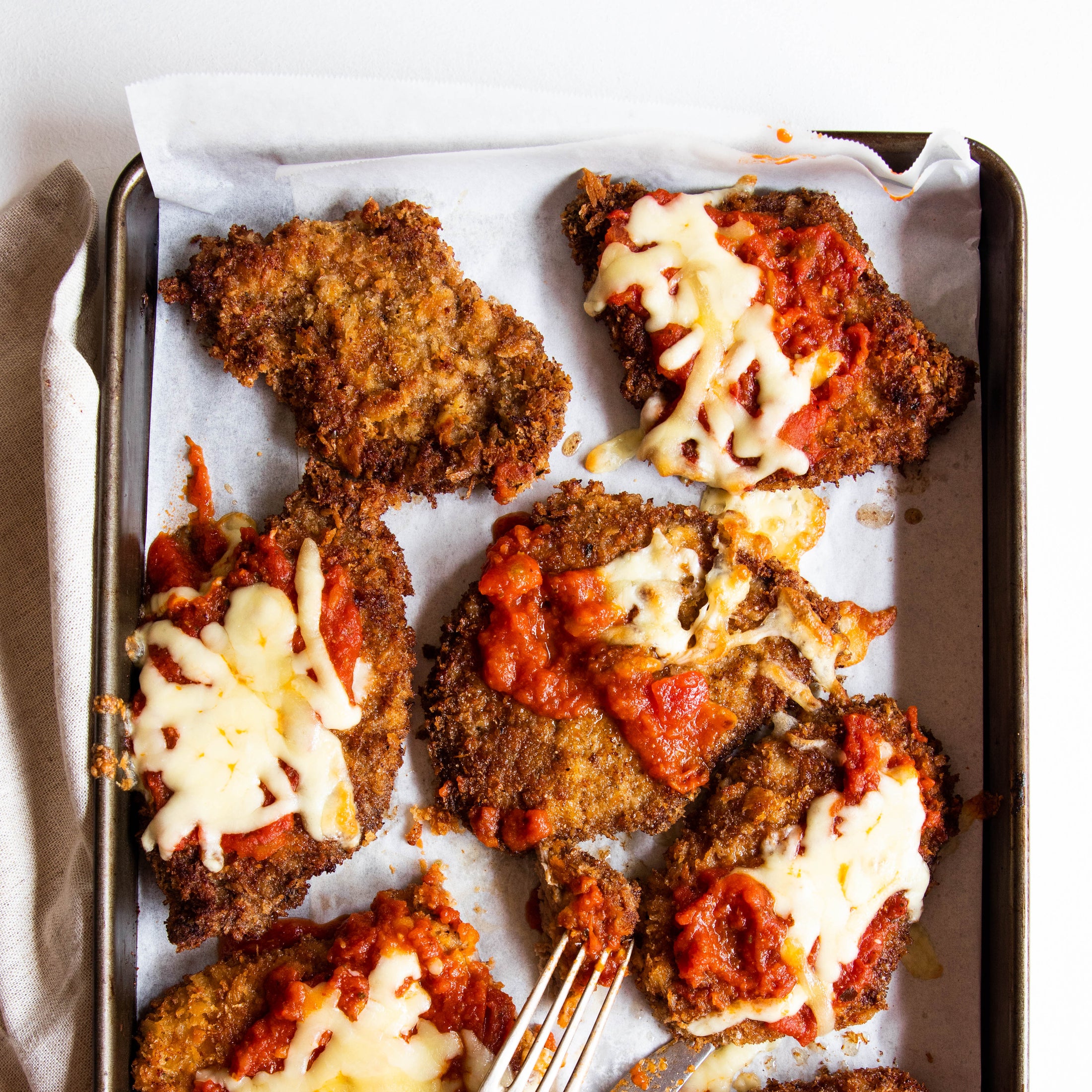 Quick and Easy Crispy Beef Parmigiana Recipe | Leah Itsines